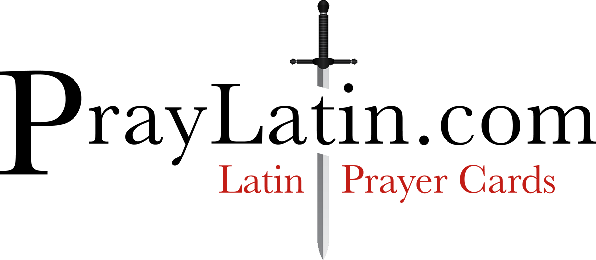 Pater Noster Latin Prayer Card – PrayLatin.com LLC
